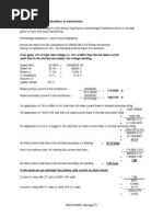 CT & PT Sizing Calculation | PDF | Electrical Engineering | Electricity