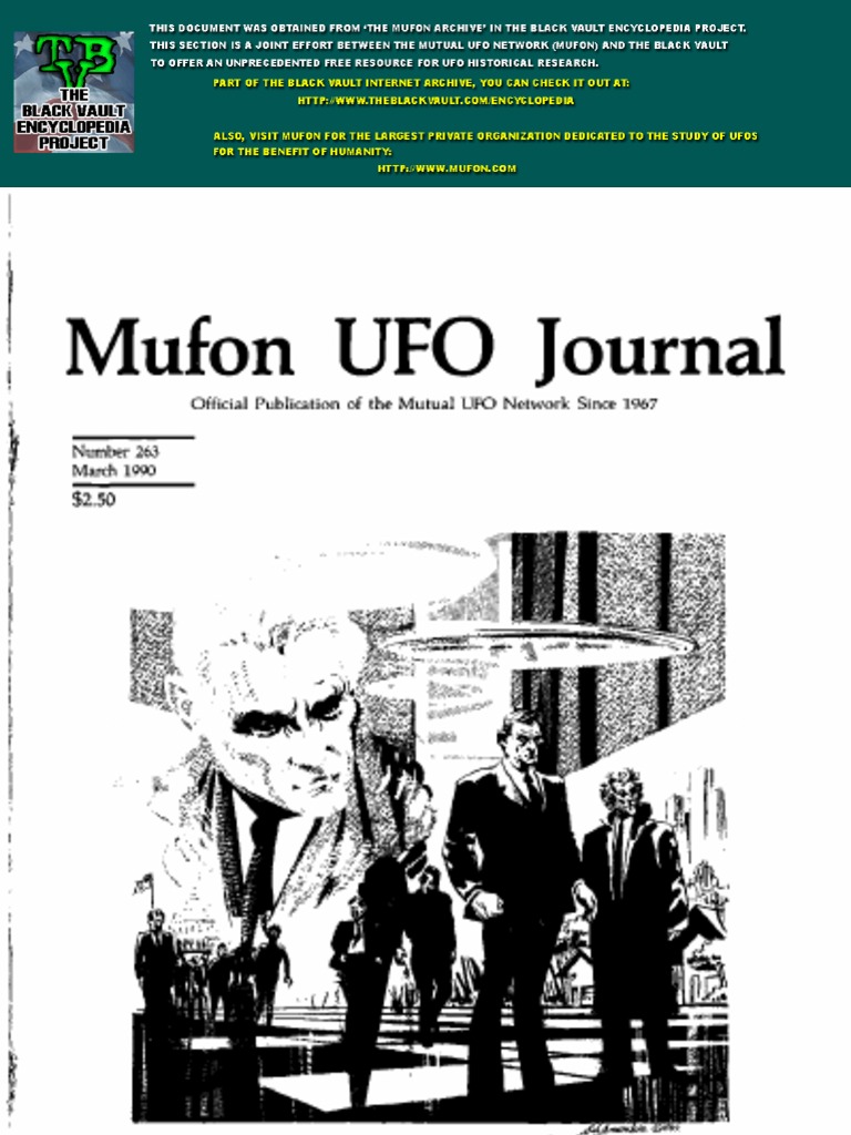 MUFON UFO JOURNAL, # 263, March 1990 | Folklore | Unidentified Flying ...