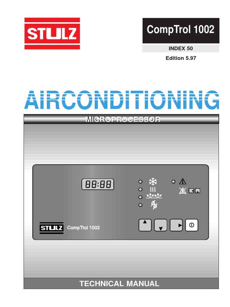 Stulz CompTrol 1002 Technical Manual | PDF | Switch | Vacuum Tube