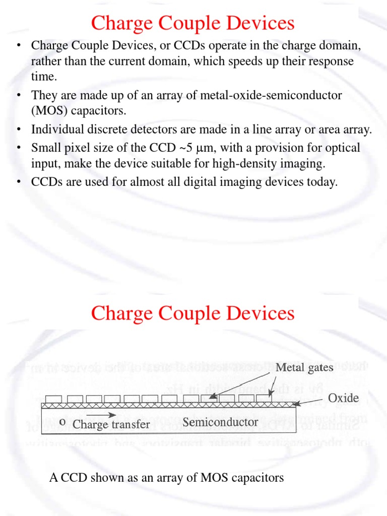 Charge Couple Devices | PDF | Charge Coupled Device | Image Resolution