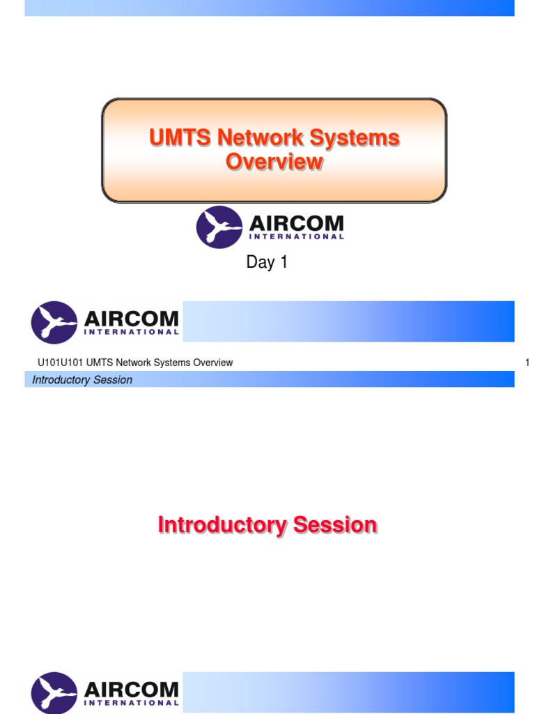 UMTS Network Systems Overview Both Days | PDF | 3 G | Cellular Network