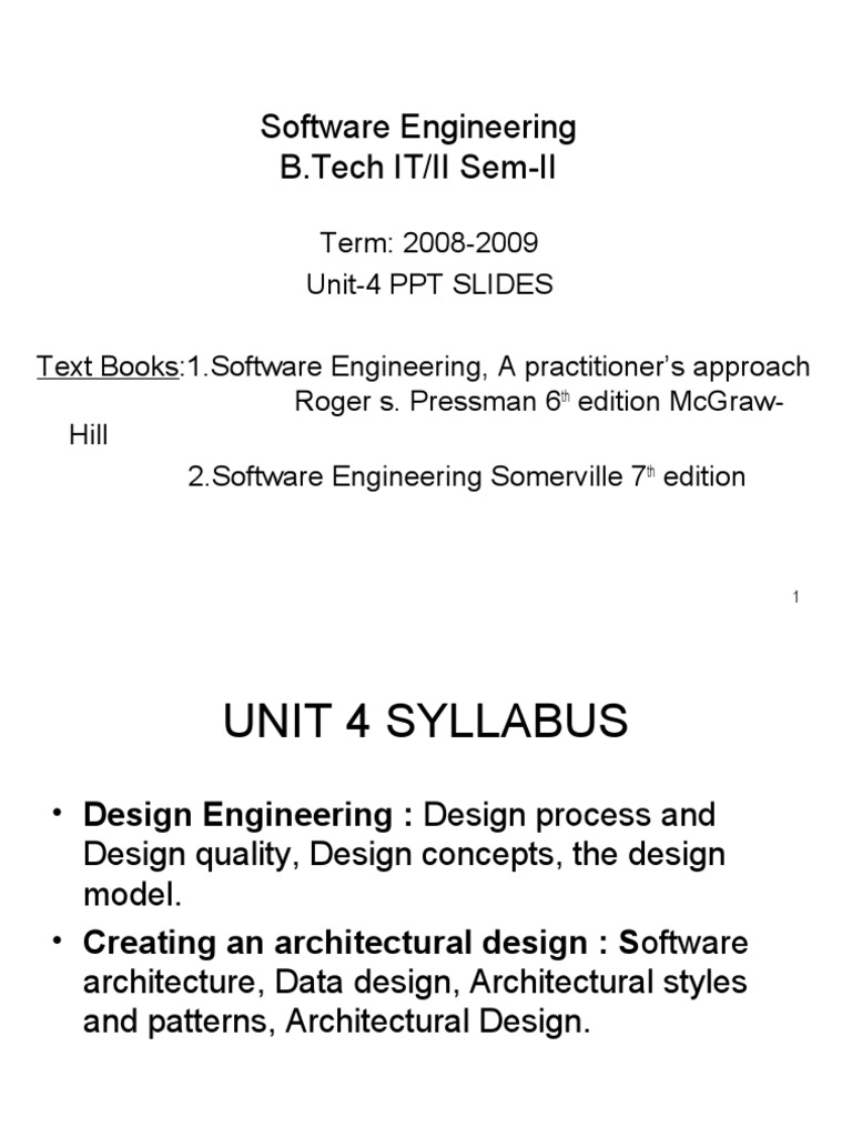Software Engineering B.Tech IT/II Sem-II | PDF | Computer Engineering ...