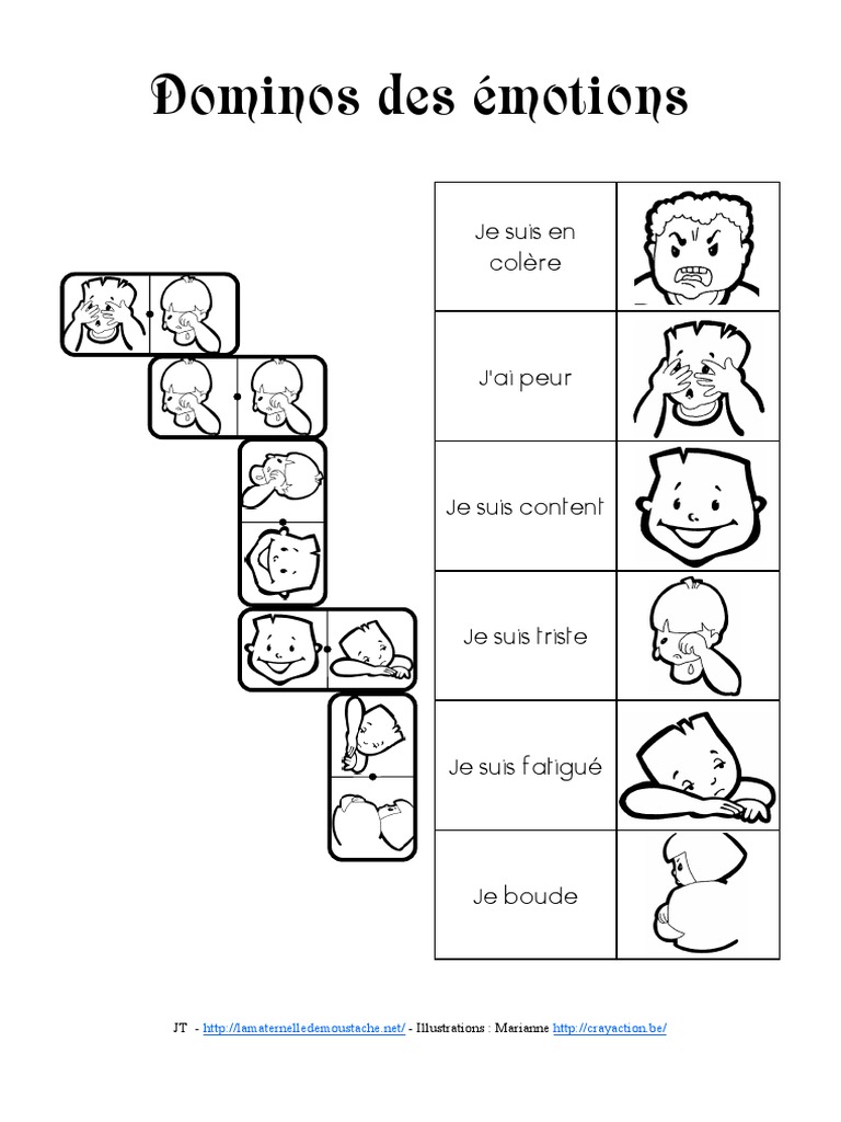 Domino Des Emotions | PDF