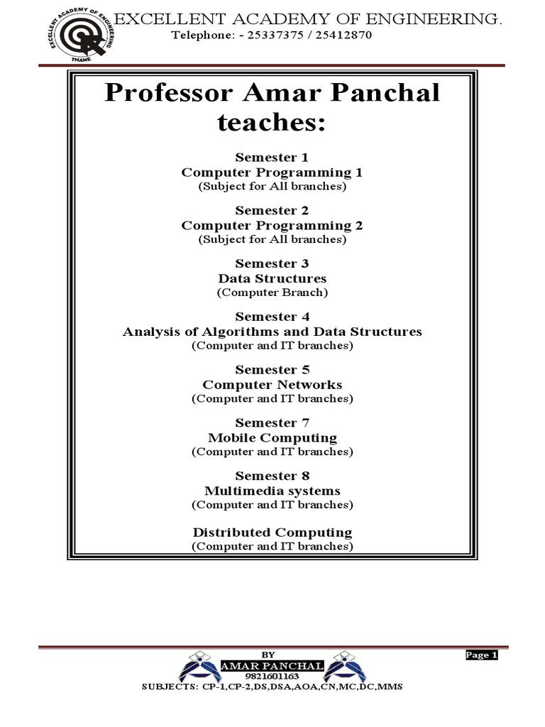 Multimedia System (New Additional) Amar Panchal | PDF | Latency (Engineering) | Computer Data