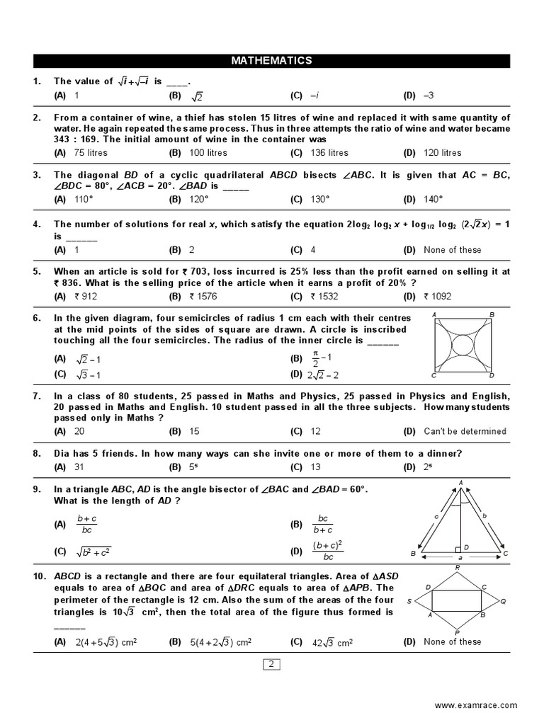 NSO Class 11 PCM Solved Sample Paper | PDF | Acid | Combustion