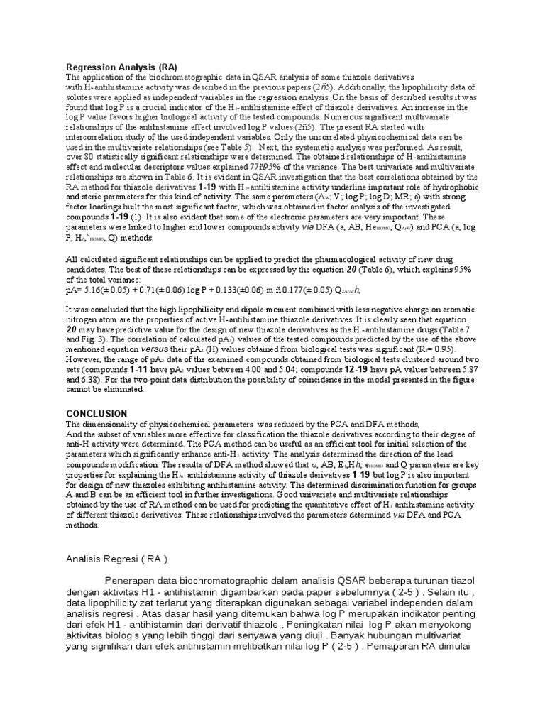 Regression Analysis 4 | PDF