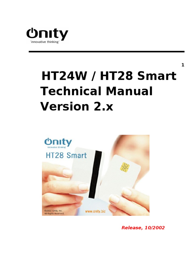 HT28 Technical Manual - Release 10-2002 - en | PDF