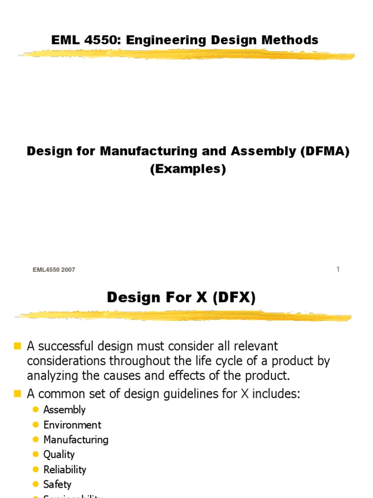 Design For Manufacturing | PDF | Mechanical Engineering | Engineering