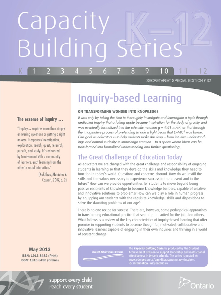 Inquiry-Based Learning | PDF | Inquiry Based Learning | Inquiry