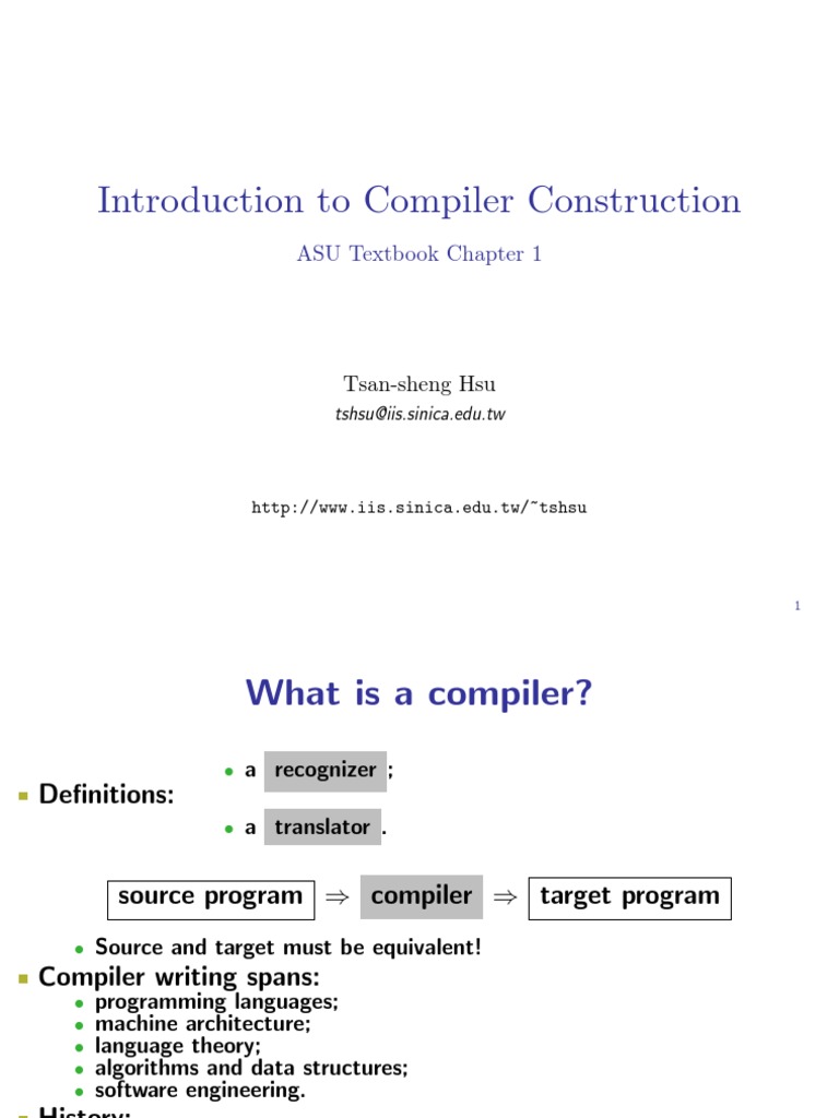 Compiler Construction Notes Pdf Compiler Parsing 