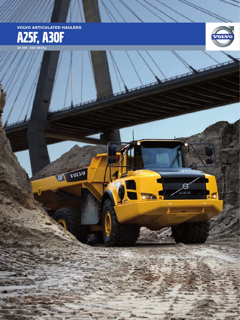 A25F and A30F Articulated Haulers Overview | PDF | Suspension (Vehicle ...