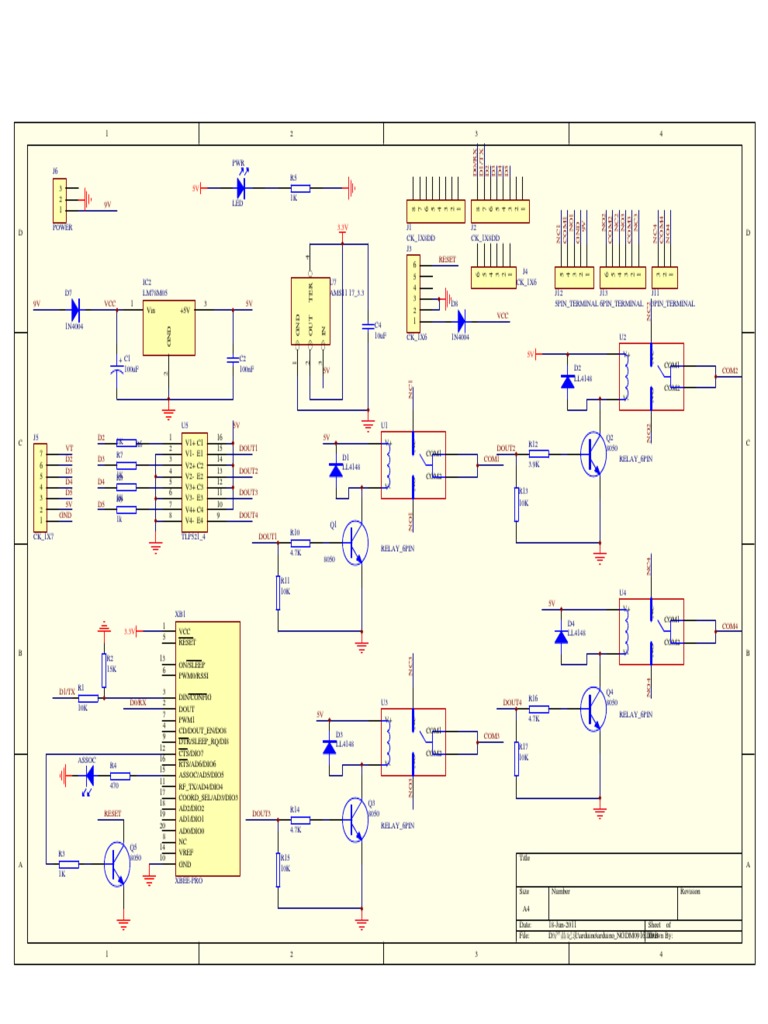 Arduino Relay Shield Schematic | PDF