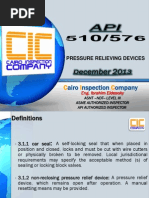 API 576 Inspection of Pressure-Relieving Devices | PDF | Valve ...