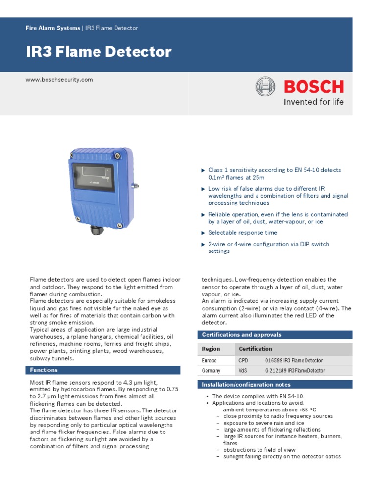 IR3 Data Sheet enUS 11803977227 | PDF | Infrared | Applied And ...