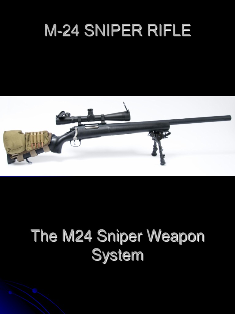M-24 Sniper Weapon System | PDF | Telescopic Sight | Rifle