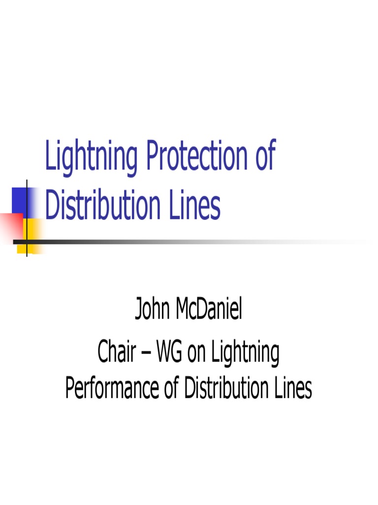 Lightning Protection of Distribution Lines | PDF | Lightning ...