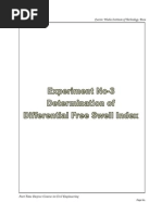 Free Swell Index Test Procedure | PDF | Geotechnical Engineering | Soil