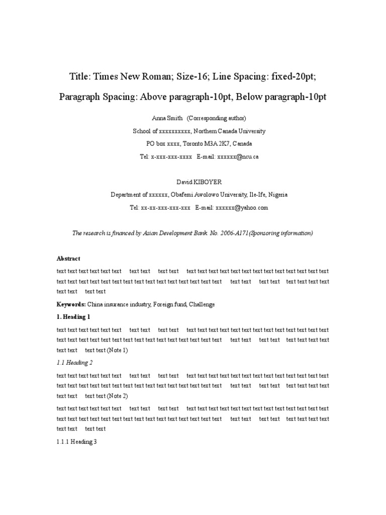 Title: Times New Roman Size-16 Line Spacing: Fixed-20pt Paragraph ...