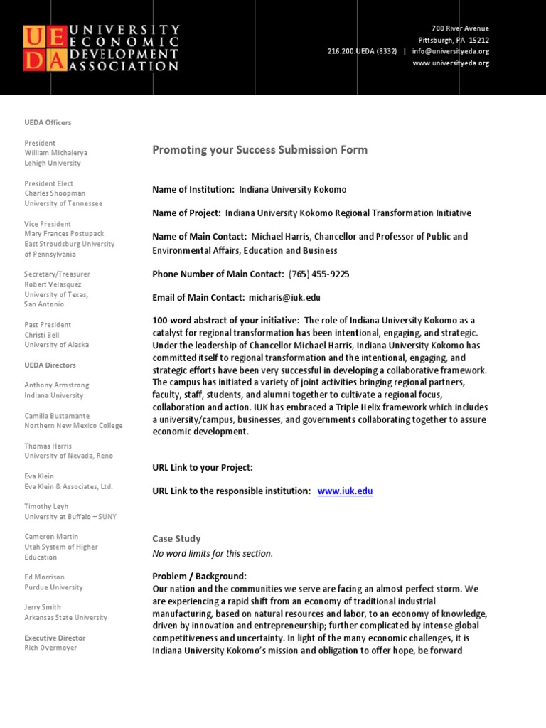 Michael Harris Chancellor Leading Indiana University Kokomo Regional ...