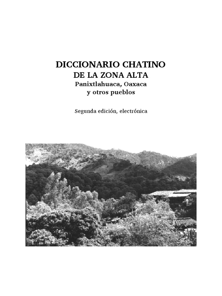 Diccionario de Chatino | PDF | Verbo | Palabra