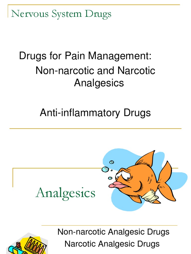 Nervous System Drugs: Drugs For Pain Management: Non-Narcotic and ...