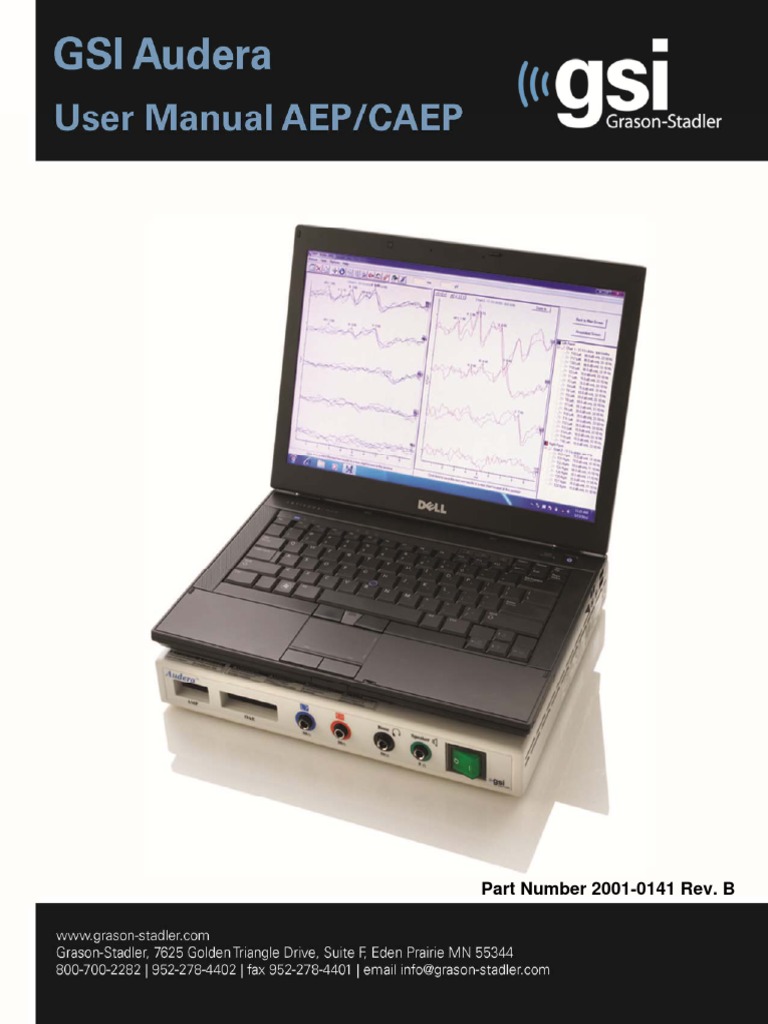 Audera User Manual AEP CAEP | PDF | Pitch (Music) | Stimulus (Physiology)