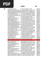 SG Contractor Database | PDF | Engineering