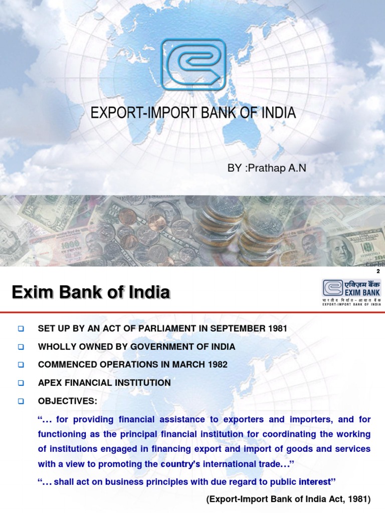 Comprehensive Overview of Exim Bank of India: Products, Services ...