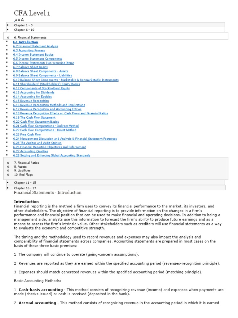 CFA Level 1 | Download Free PDF | Preferred Stock | Dividend