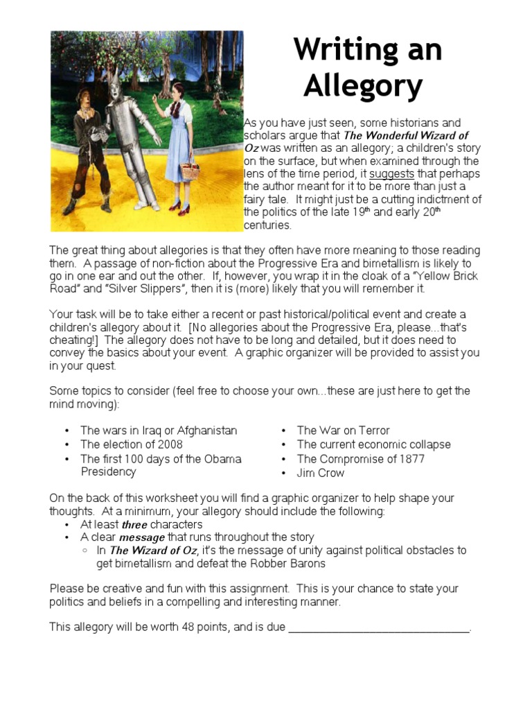 Writing an Allegory: A Creative Guide | PDF | Allegory