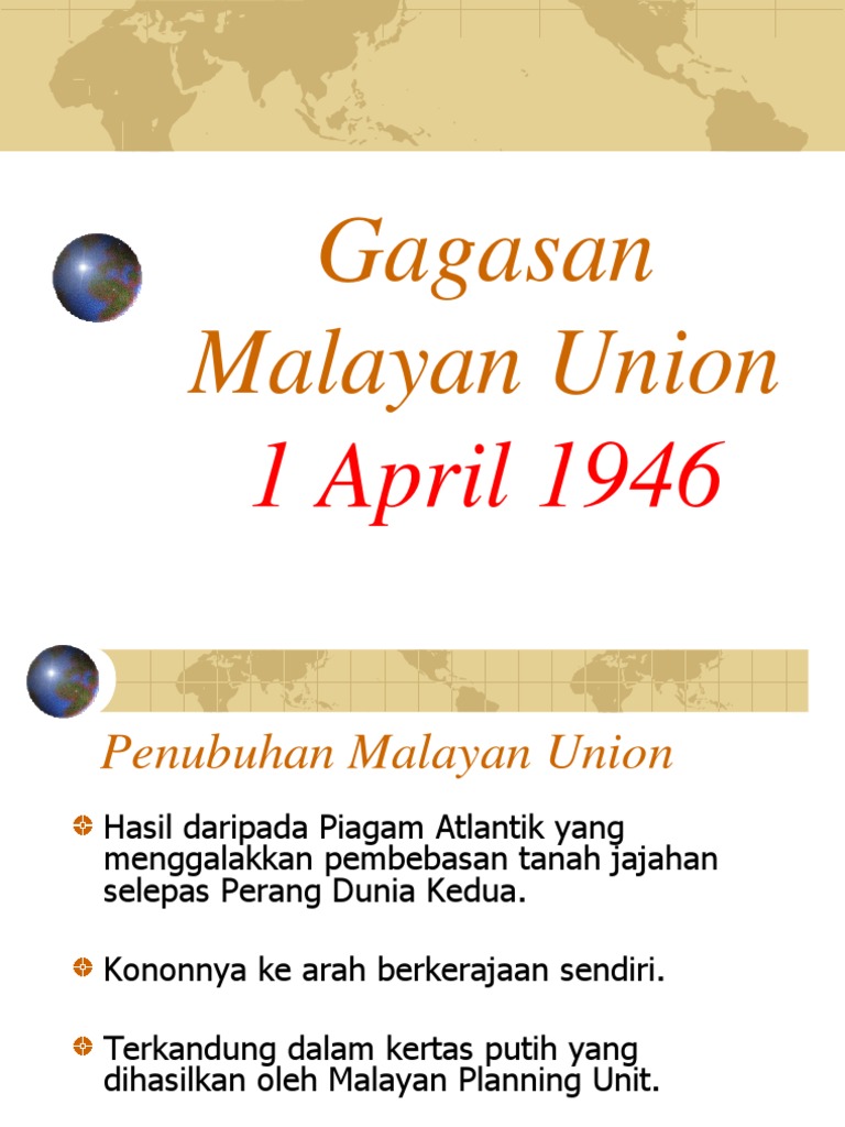 Malayan Union | PDF