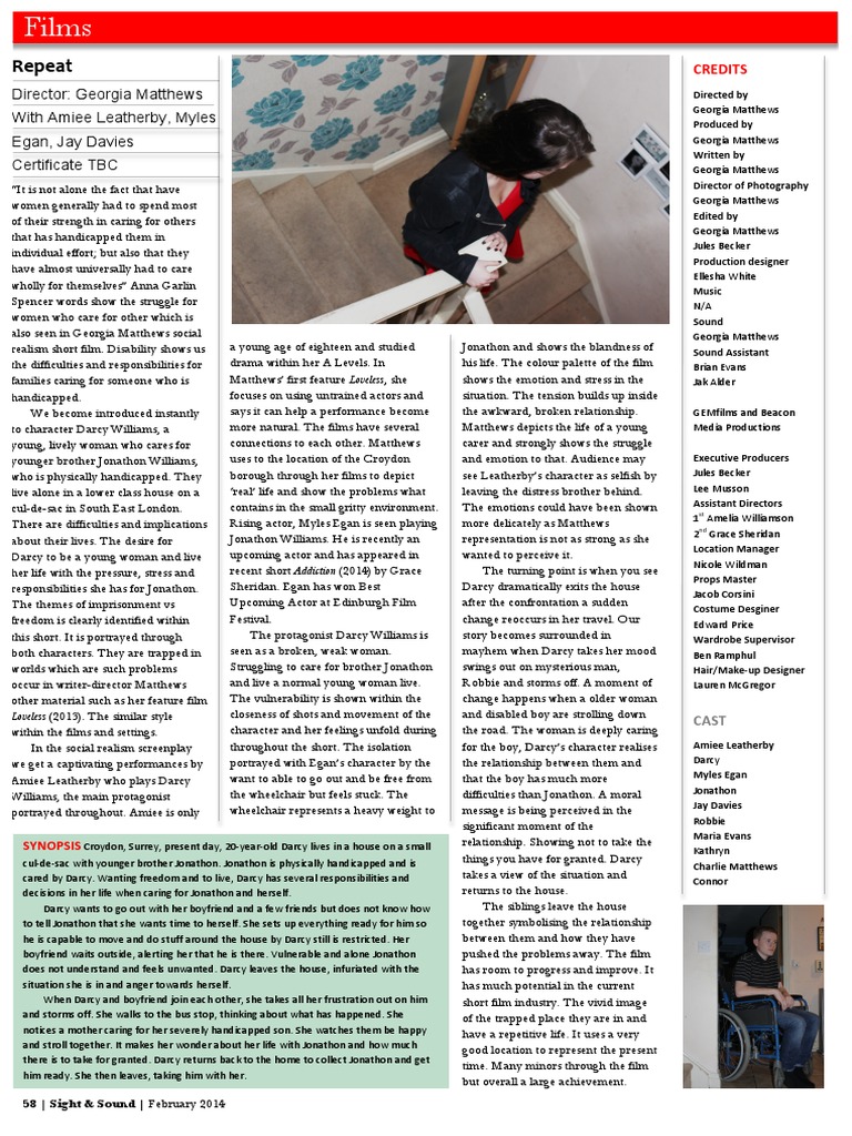 Magazine Review - Draft Two | PDF | Disability