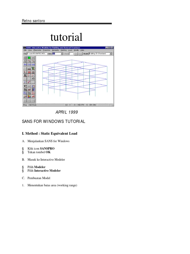 Tutorial Sans-Pro Untuk Pemula | PDF