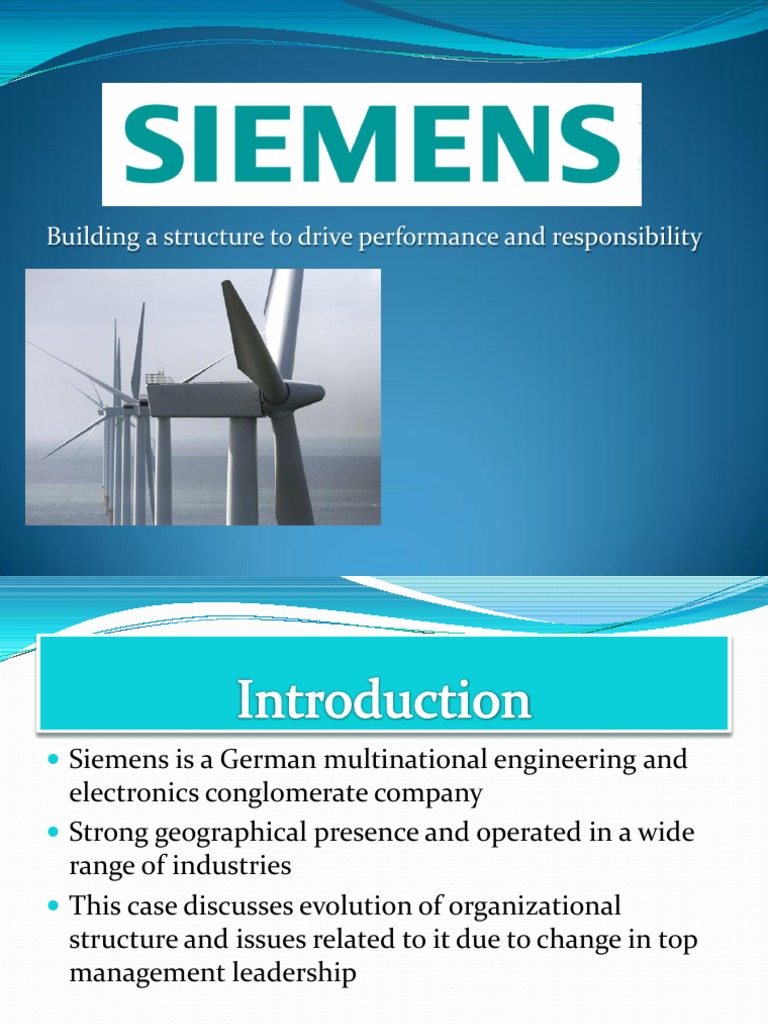 Siemens | PDF | Chief Executive Officer | Organizational Structure