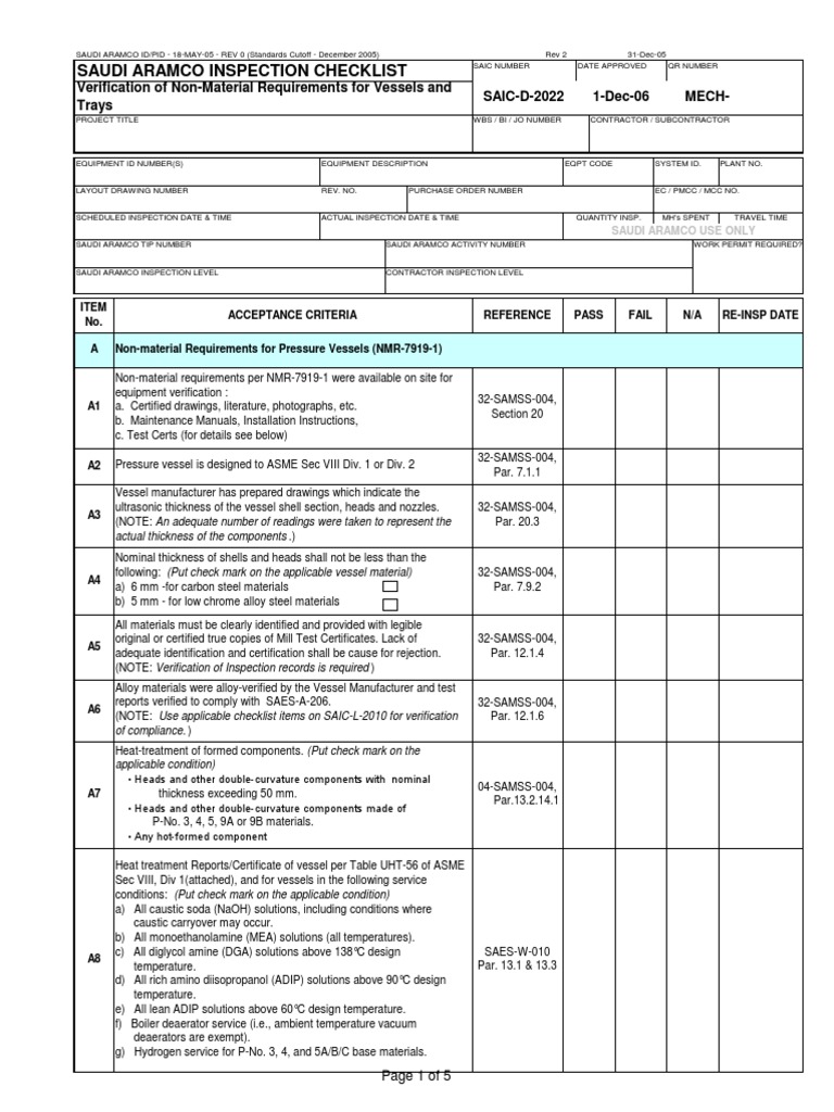 SAIC-D-2022 Rev 2 | PDF | Welding | Construction