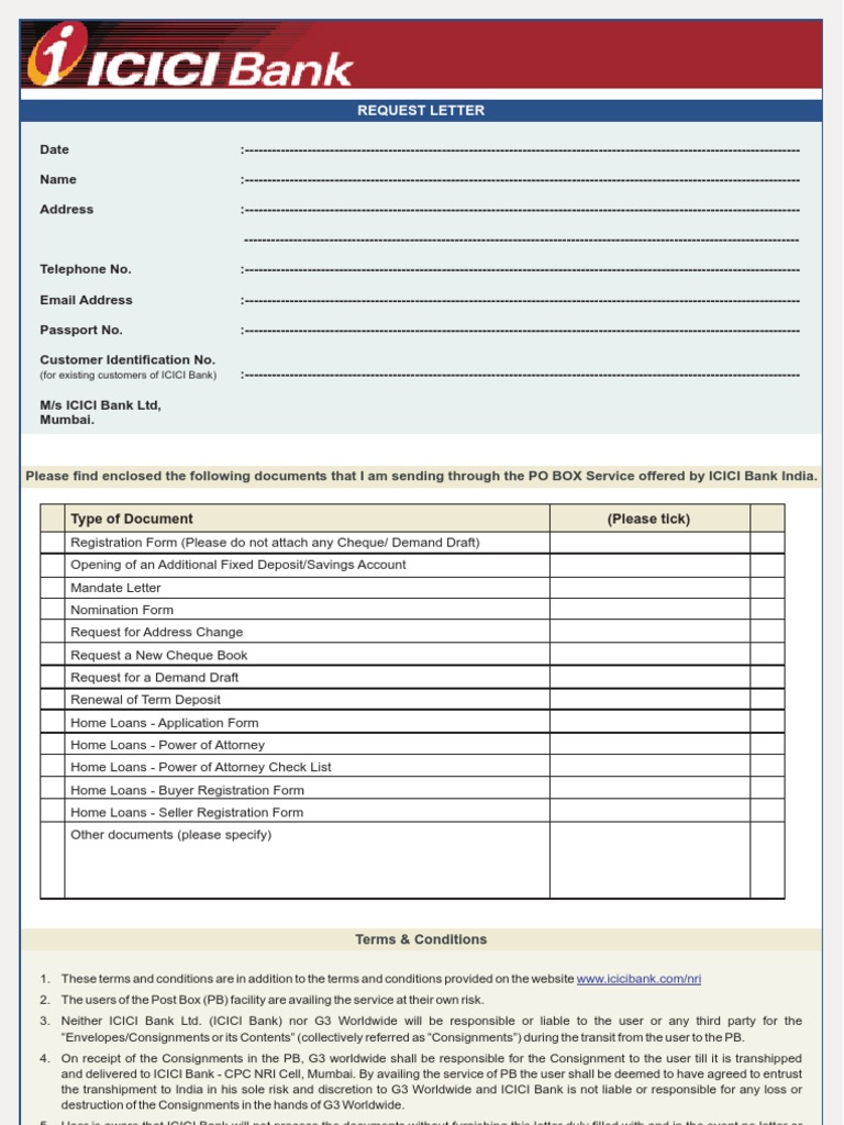 Icici Postal | PDF | Cheque | Banking