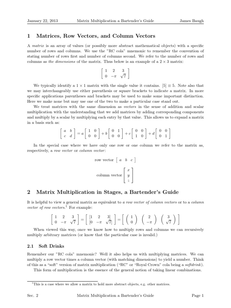 Mnemonics Matrix | PDF | Matrix (Mathematics) | Vector Space