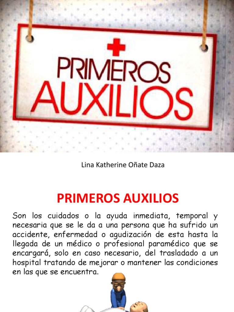 PRIMEROS AUXILIOS DIAPOSITIVAS | Reanimación cardiopulmonar | Paro cardíaco