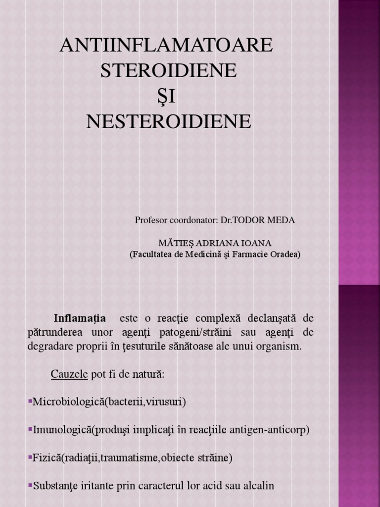 antiinflamatoare