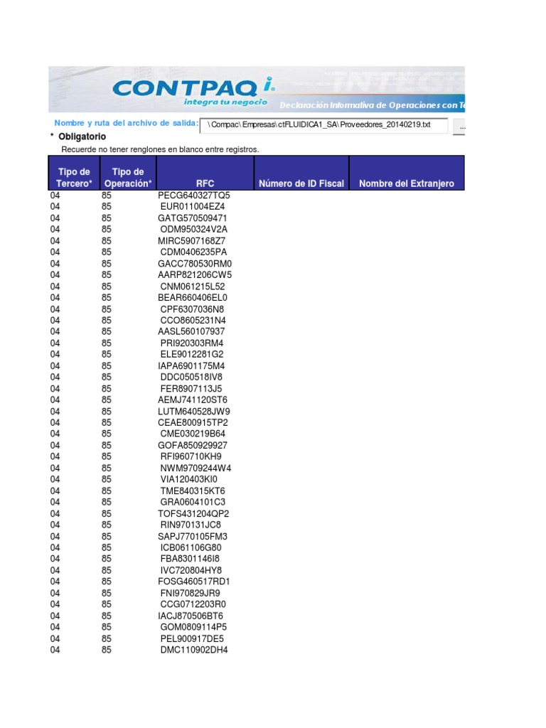 Formato A29contpaqi Diot | PDF