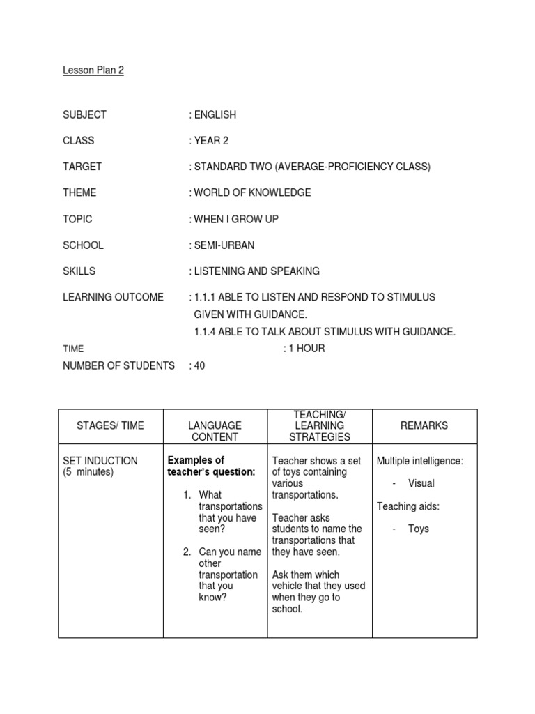 Examples of Teacher's Question | PDF | Lesson Plan | Intelligence