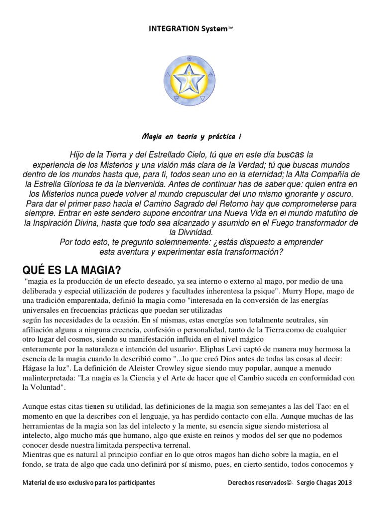 Magia en Teoria y Practica | PDF | Rituales | Comprensión