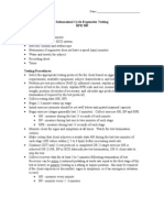 YMCA Submaximal Cycle Test Protocol | PDF | Physical Exercise | Physiology