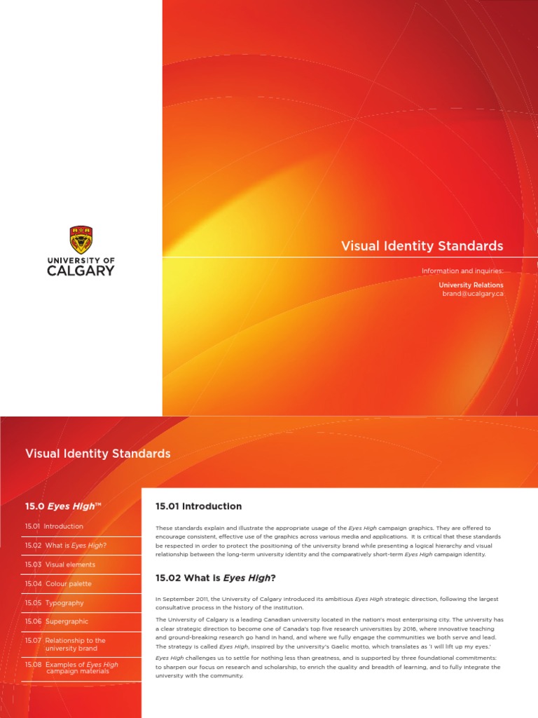 Visual Identity Standards: Information and Inquiries: University ...