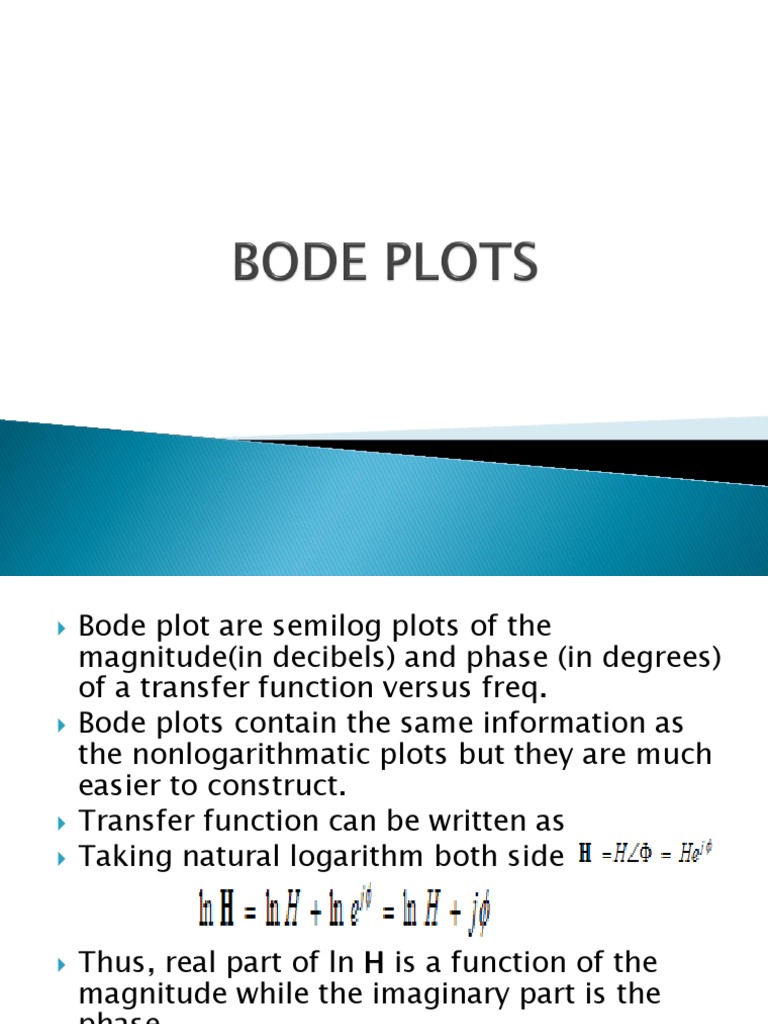Bode Plots | PDF | Signal Processing | Electronic Engineering