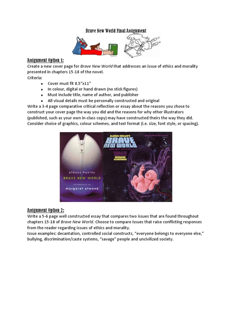 Brave New World Ethics Assignment Guide | PDF
