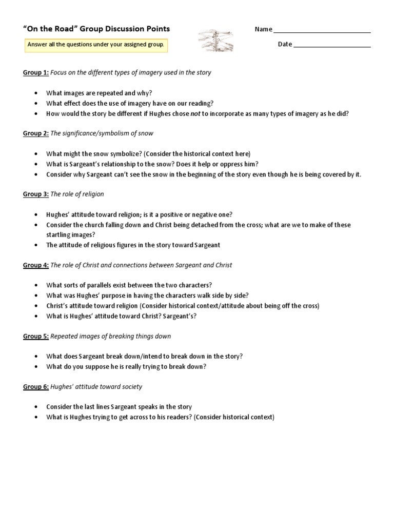 "Discussion Points on 'On the Road'" | PDF