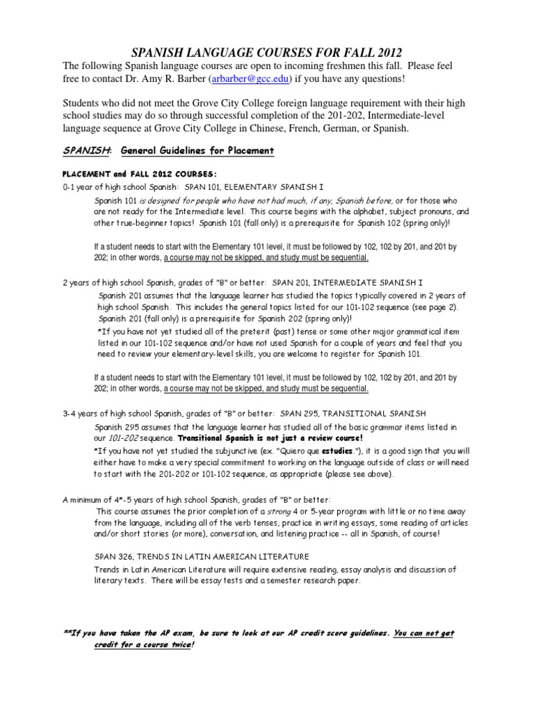 Spanish Guide | PDF | Verb | Spanish Language