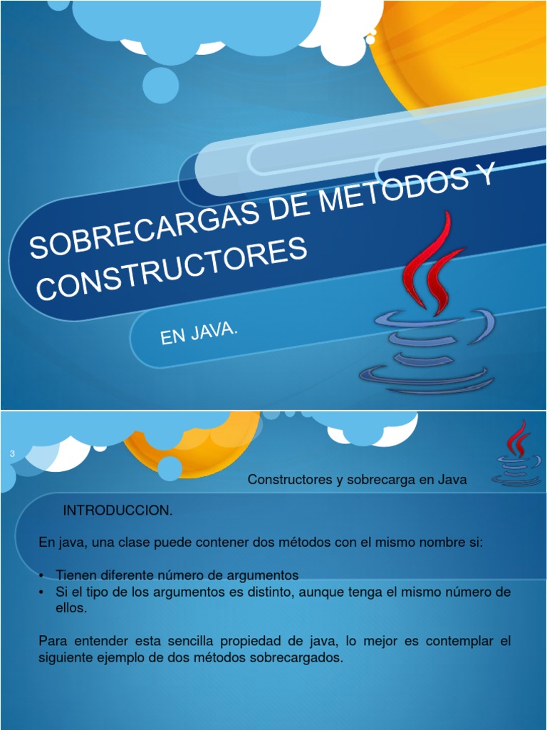 Constructor Es | PDF | Java (lenguaje de programación) | Objeto ...