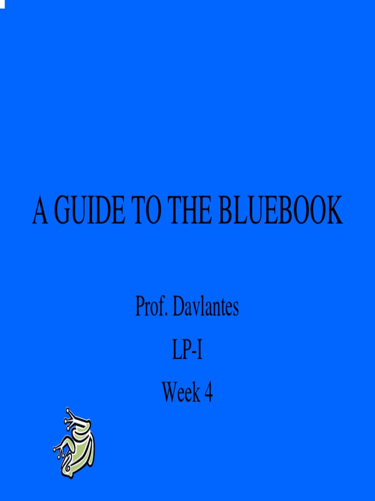 A Guide to the Bluebook | Case Citation | United States Code